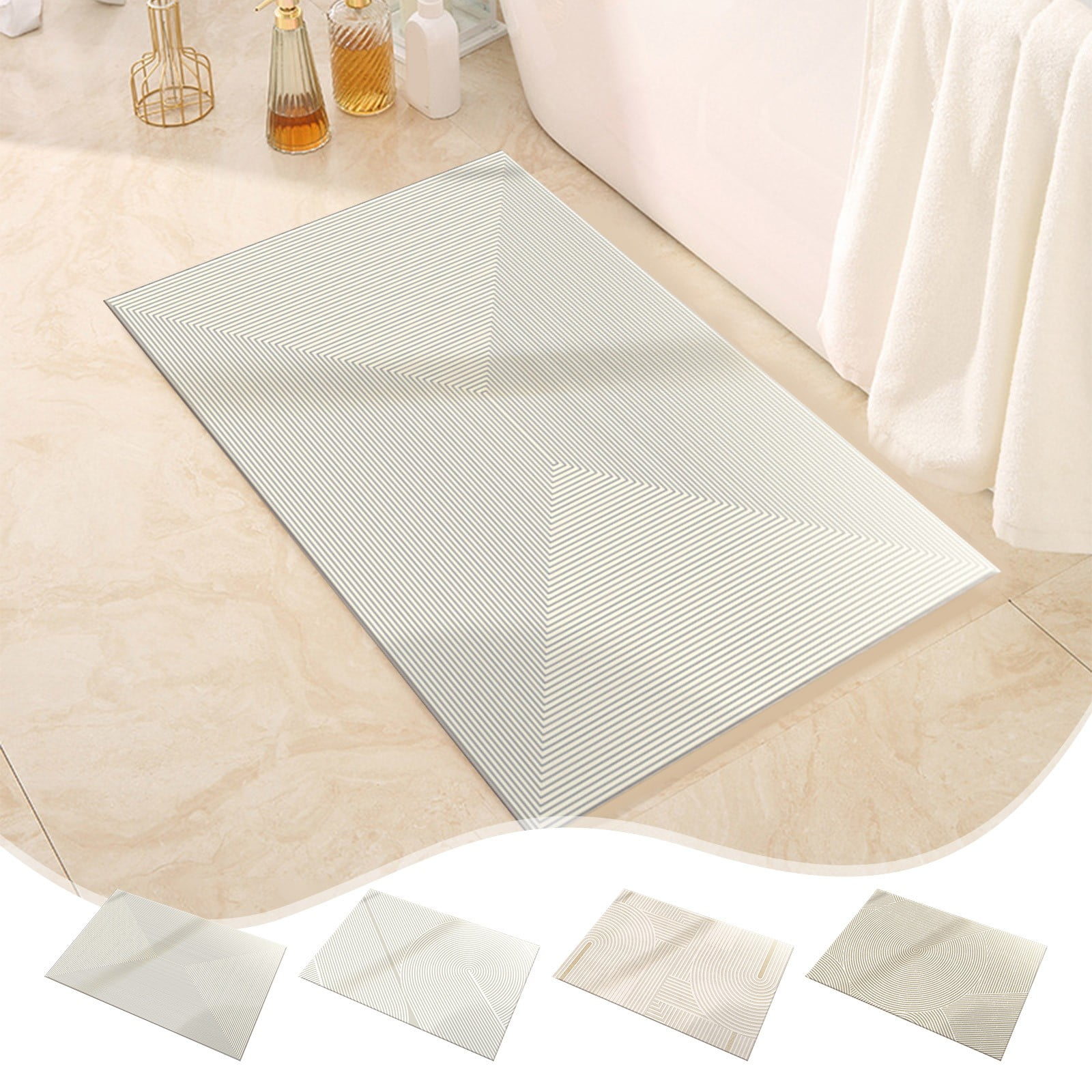 Click here for Byikun Non-Slip Bathroom Rug Mat - Super Absorbent... prices