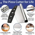 14'' Stainless Steel Pizza Cutter Rocker with Blade Cover - Dishwasher ...