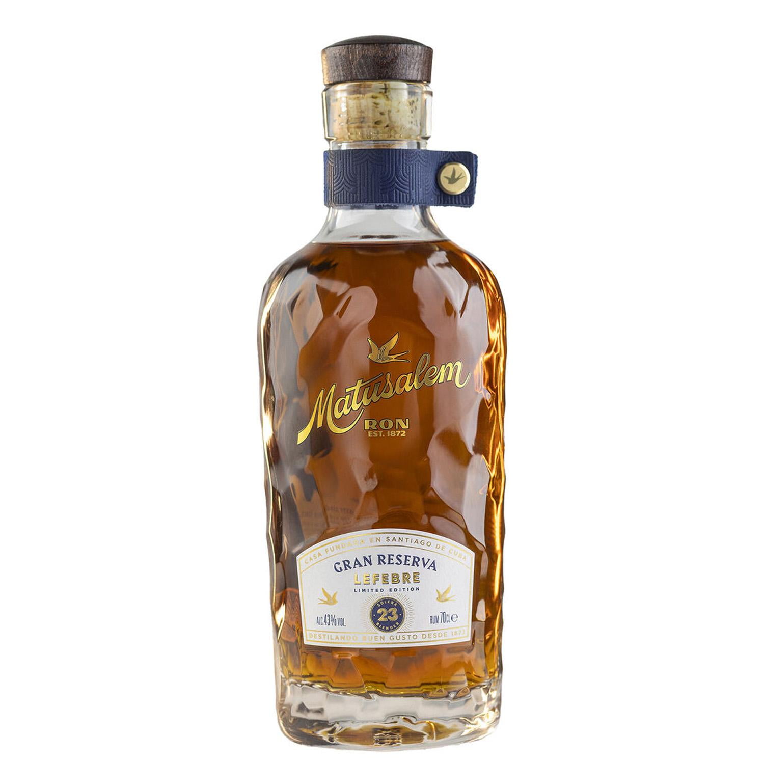 Paquete de 3 Ron Matusalem Gran Reserva 23 años Lefebre 700 ml ...