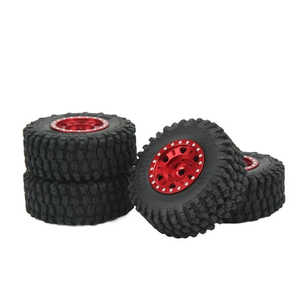 Roues RC, Installation Facile 1/24 Pneus En Caoutchouc Fort ...