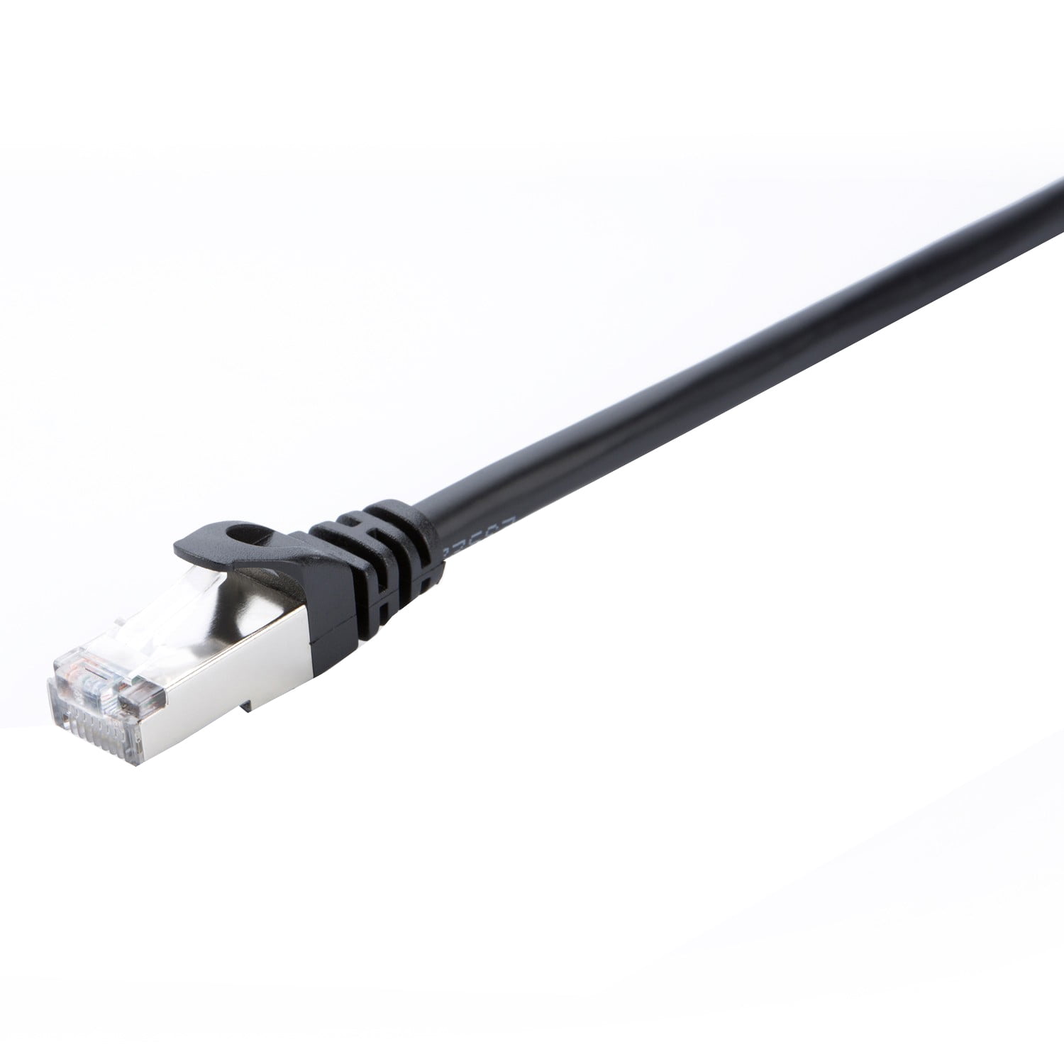 V7 3.3 feet Cat6 Shielded STP RJ45 Male to RJ45 Male Cable, Black ...