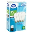 Great Value General Purpose Medium Base LED Bulbs, 4 count - Walmart.com