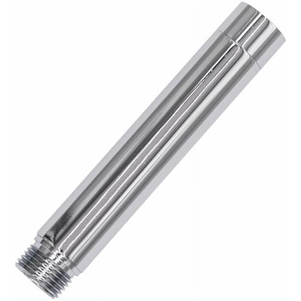 Extensión de ducha de acero inoxidable con acabado en cromo pulido ...