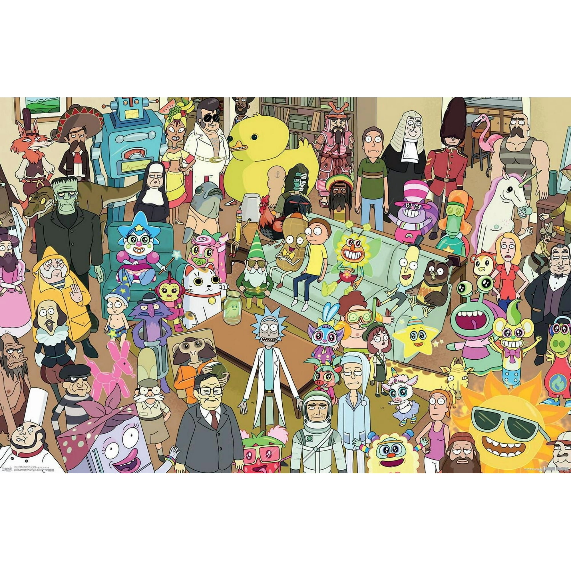 Click here for Trends International Rick And Morty - Group Wall P... prices