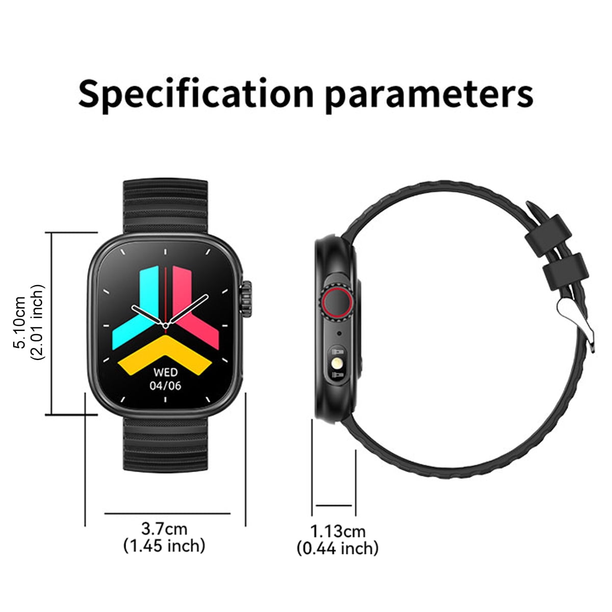 Fruit intelligence Smart Watch for Men Women, 2.01 India | Ubuy