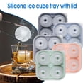 Ice Cube Molds – Large Silicone Sphere Mold Combo,2-Inch Round Whiskey ...