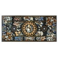 Extra Large Pietra Dura Marble Inlay Dining Table – Exquisite Micro ...