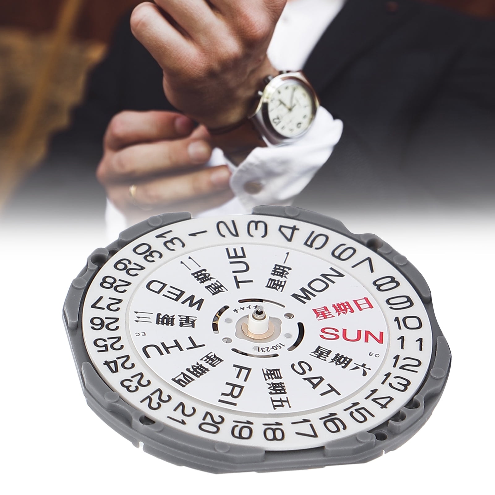 Movimiento de reloj excelente mano de obra Día Fecha Calendario ...