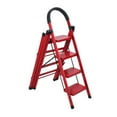 Foldable 4-Step Ladder with Drying Rack | 330LB Load Capacity, Non-Slip ...