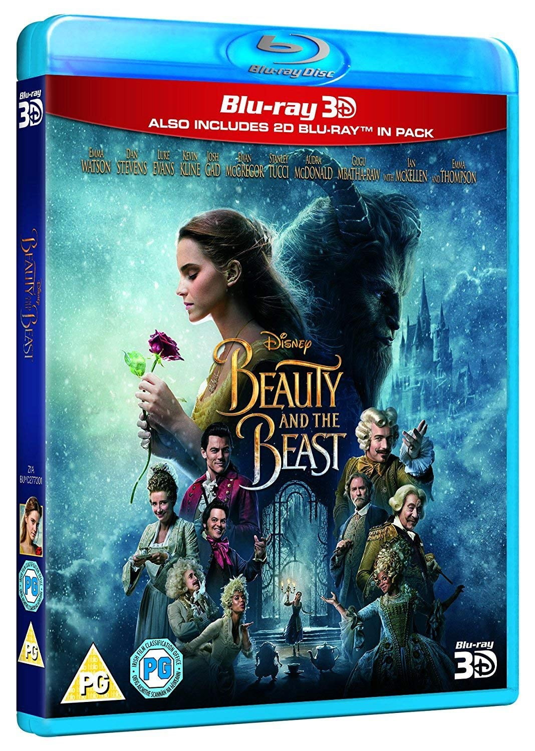 Beauty & The Beast [Blu-ray 3D + Blu-ray 2D] [2017] [Region Free ...