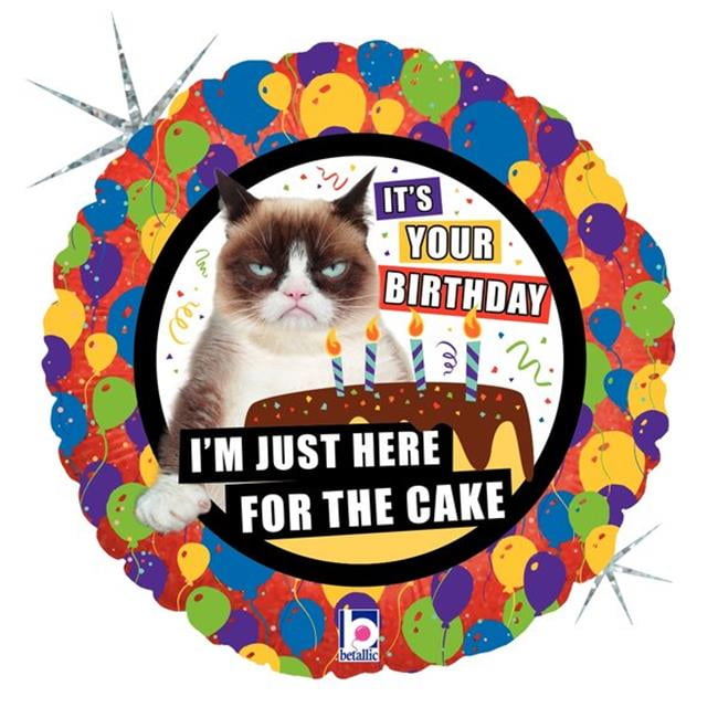 Happy Birthday Grumpy Cat Cake
