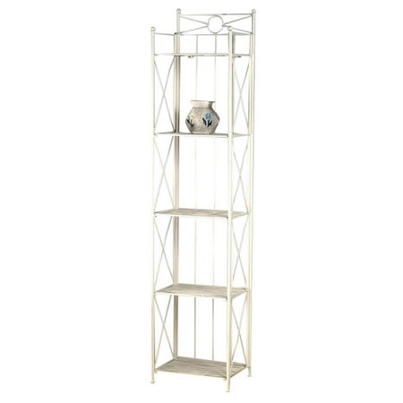 Pemberly Row 16" 5 Tier Iron Bakers Rack in White - Walmart.ca