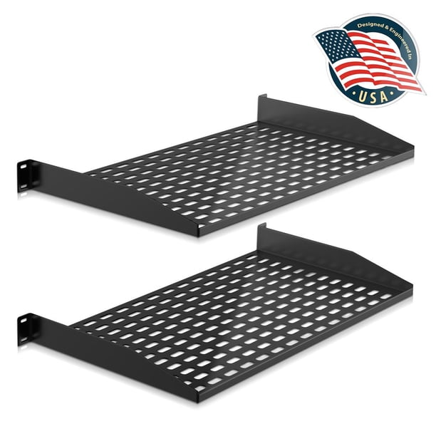 Pyle PLRSTN14UX2 - Pyle PLRSTN14UX2 - 1UX2 Server Rack Shelves ...