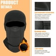 Balaclava Ski Mask Thermal Full Face Covering for Men Women Cold ...