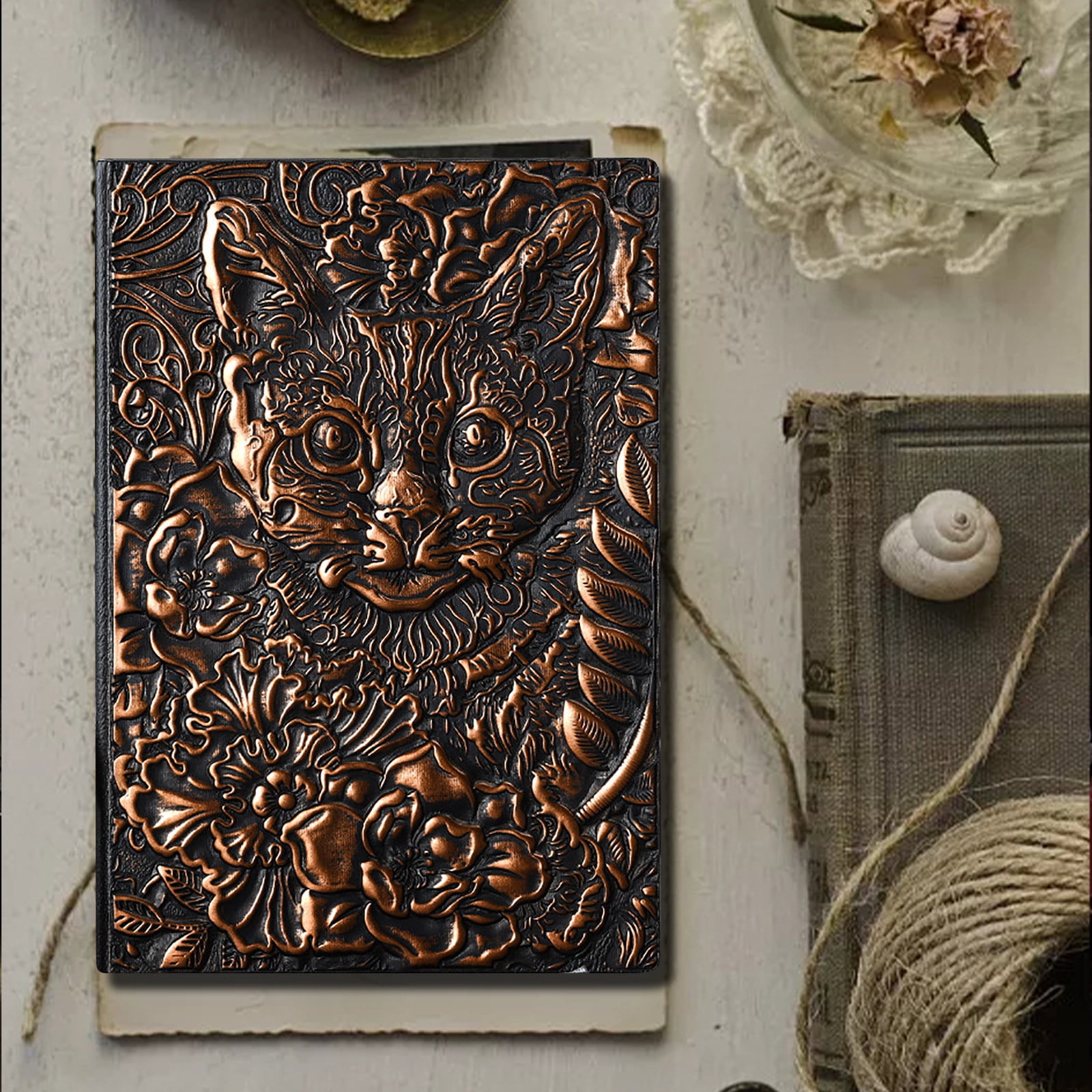 Fiudx Decoraciones navideñas para interiores Libreta de notas de tapa dura Starman A5 | Bodega ...