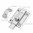 Costyle Door Locks, Stainless Steel Slide Latch Lock, Keyless, Screws ...