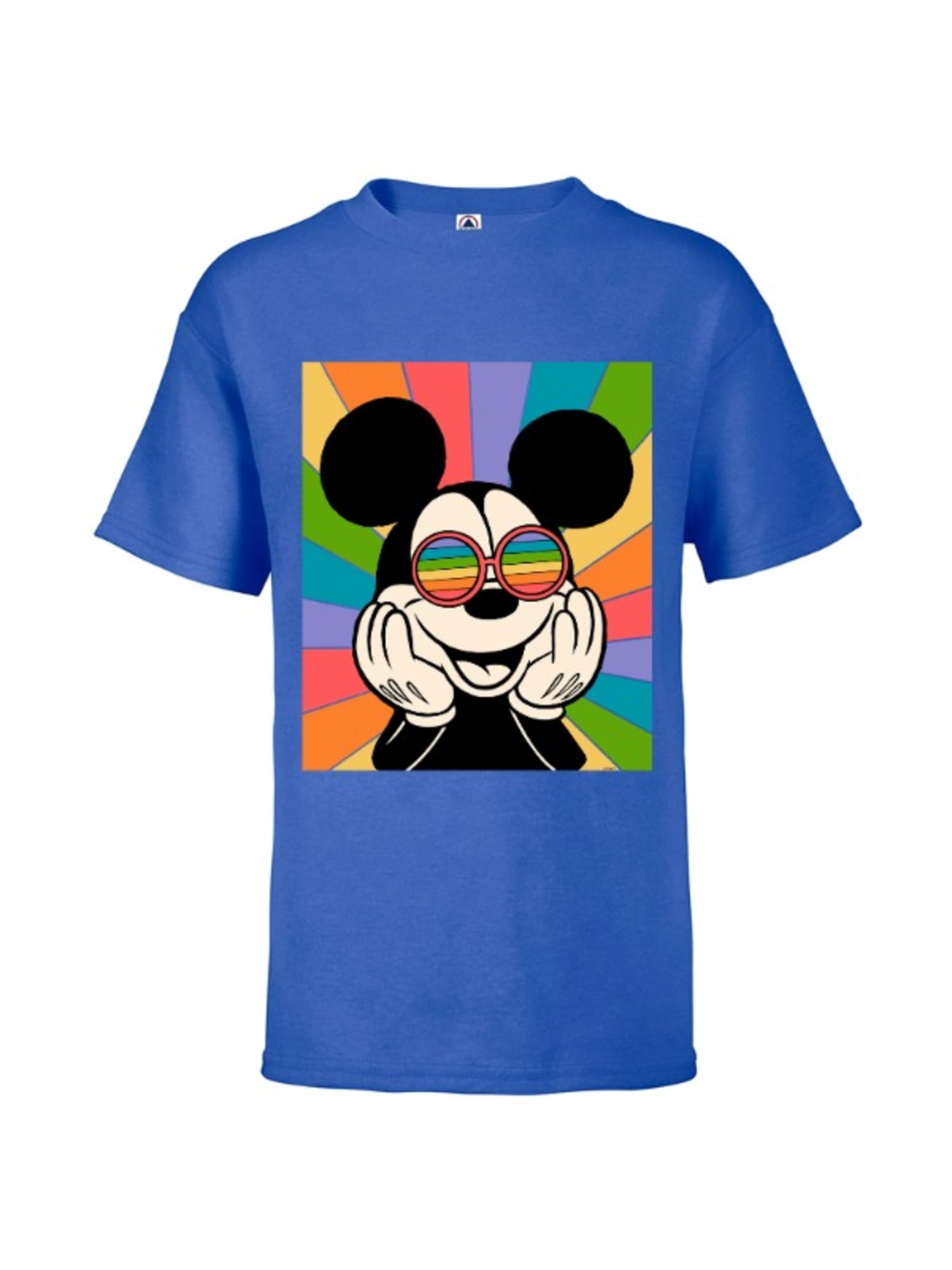 Disney Mickey Mouse Sun Burst Retro - Short Sleeve T-Shirt for Kids ...
