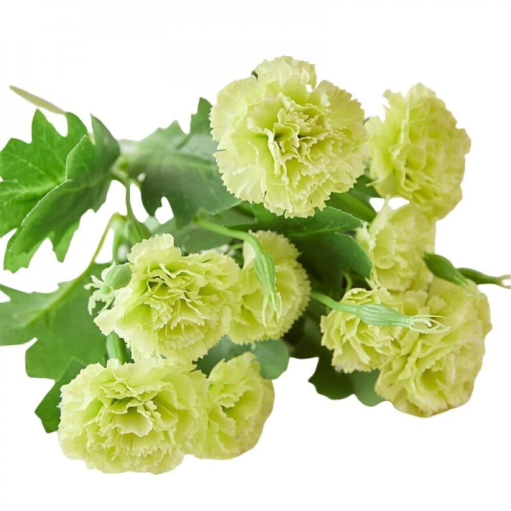 Artificial Flowers Plastic Carnation Flowers Fake Carnation Bouquet ...