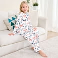 Bow Flower Cozy Soft Long Sleeves Top and Pants 2 Piece Cool Pjs ...