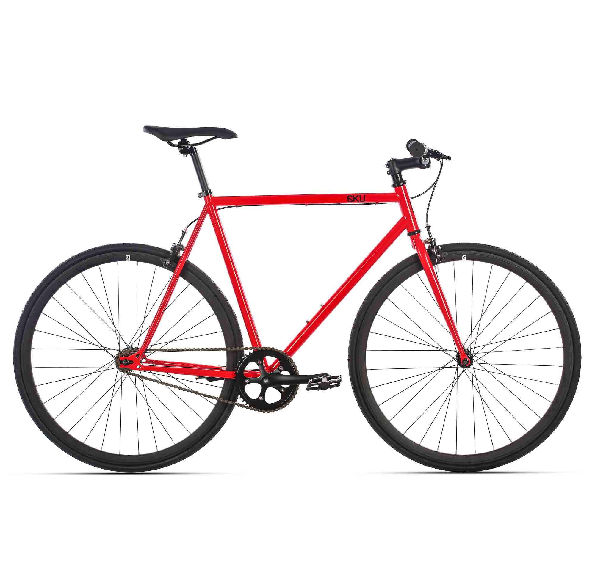6KU Fixed Gear Single Speed Urban Fixie Road Bike - Walmart.com