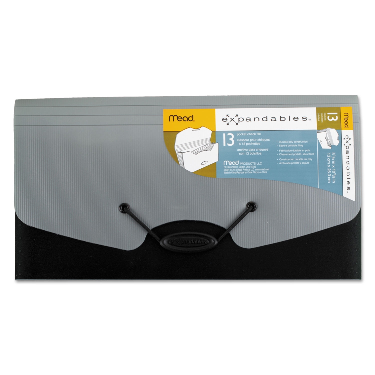 Mead, MEA35904, 13-pocket A-Z Poly Expanding Check File, 1 Each, Red ...