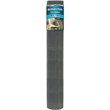 YARDGARD 19 Gauge 1/2 Inch Mesh 4 Foot x 10 Foot Galvanized Hardware ...
