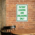 Metal Sign Patient Loading And Unloading Only Sign 12"X8" Aluminum ...