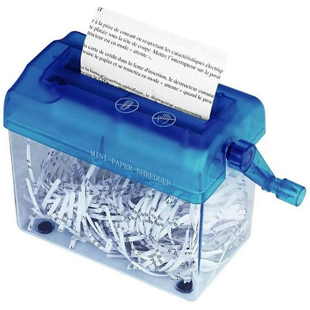 Portable Mini And Shredder Manual Paper Shredder For Sheets Hand Crank ...