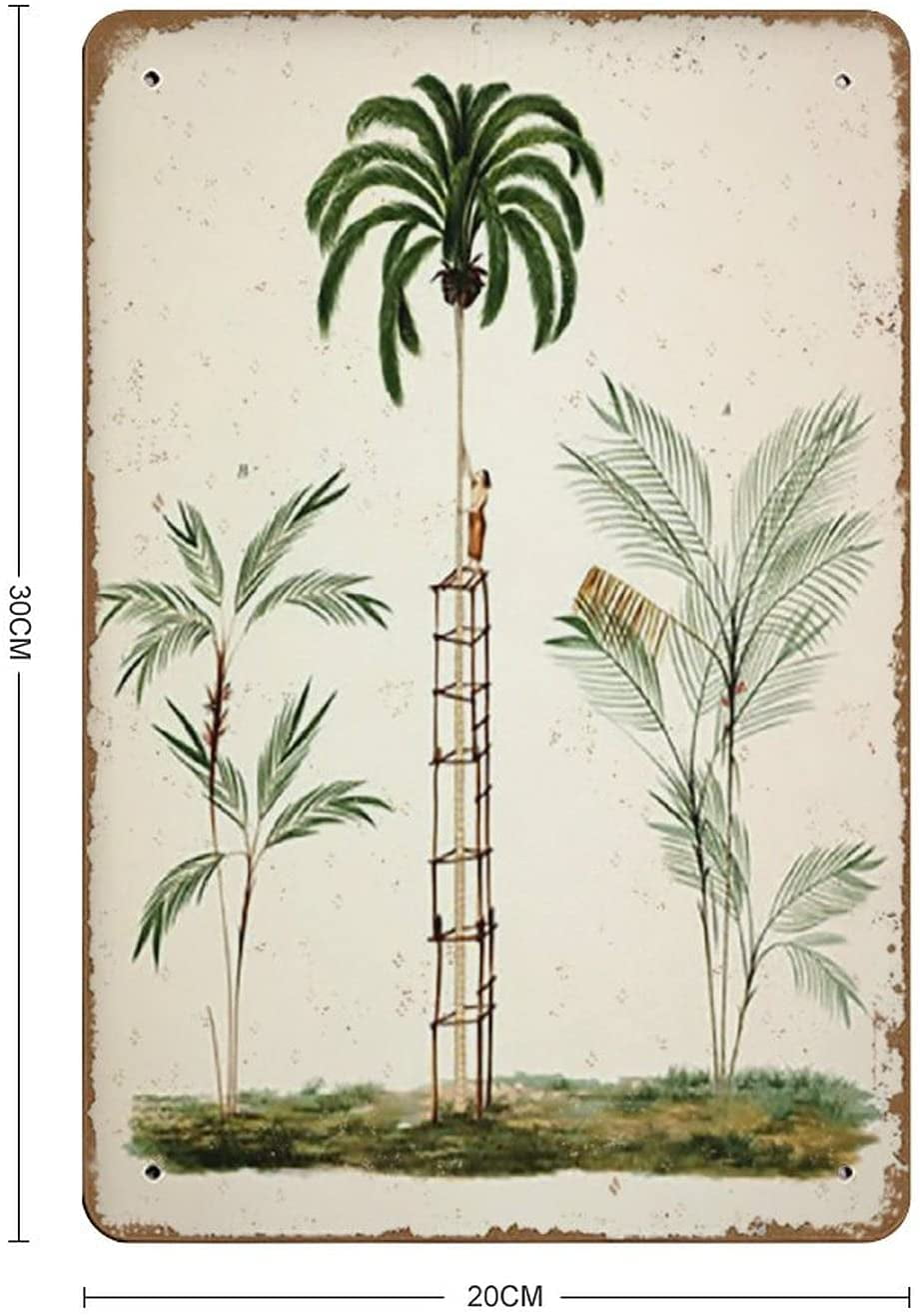 Retro Palm Tree Print