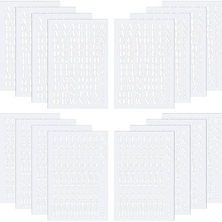 1408 Pieces Iron on Letters and Numbers 0.75 Inch Heat Transfer Letters ...