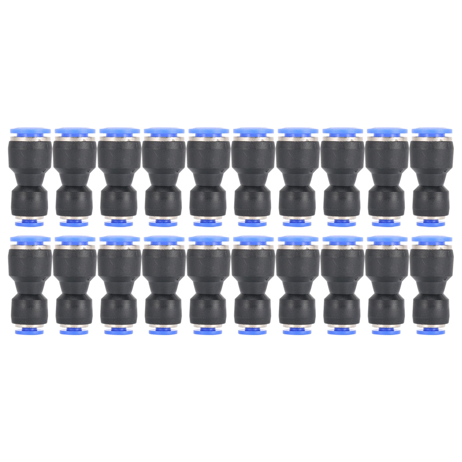 Kritne Air Hose Connectors,50 Pcs Push‑to‑Connect Fittings PG8‑4 Quick ...