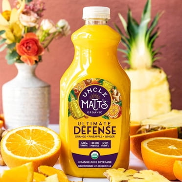 Uncle Matt's Organic Ultimate Immune Orange Juice, 52 oz - Walmart.com