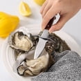 Oyster Shucking Knife and Glove Kit - Clam and Oyster Knife Shucker Set ...