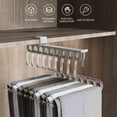 Incredible Savings, Pull-Out Slide Rail Pants Rack, No-Drill Wardrobe ...