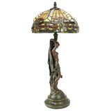 Design Toscano Lucina, Goddess of Light Stained Glass Lamp - Walmart.com