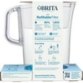 Brita Refillable Water Filtration System with Large 10 Cup Pitcher ...