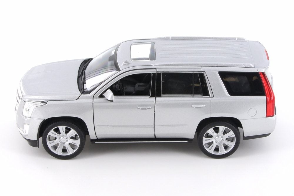 2017 Cadillac Escalade, Silver - Welly 24084/4D - 1/24 Scale Diecast ...