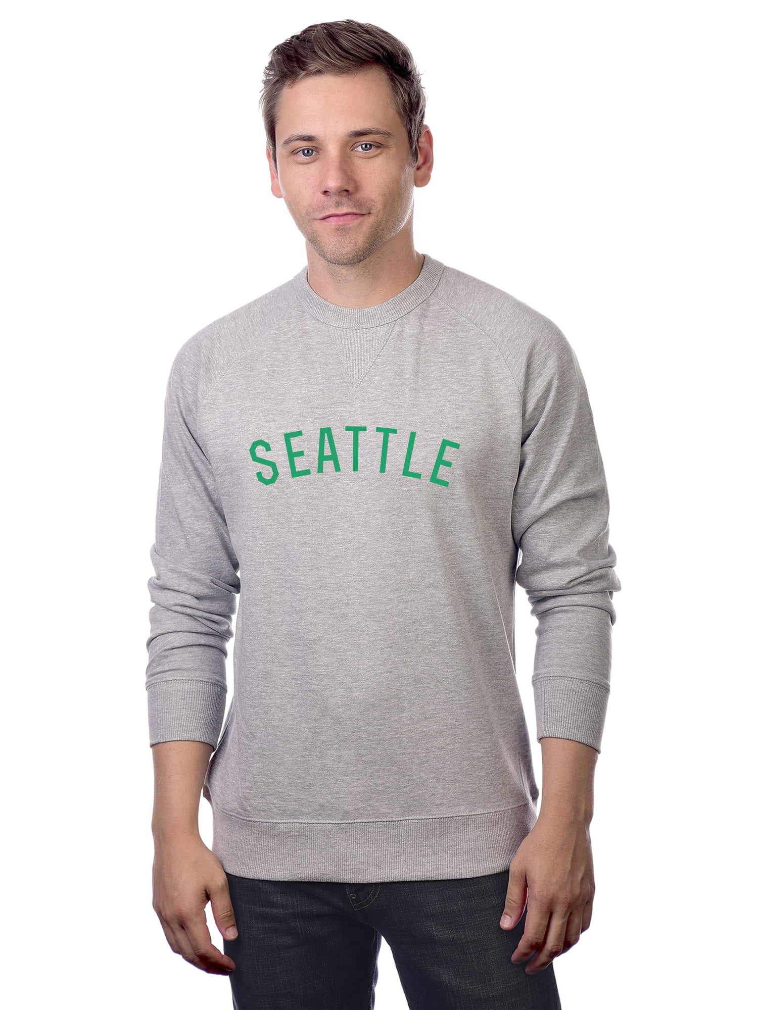 Daxton Seattle Sweatshirt Athletic Fit Pullover Crewneck French Terry ...