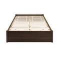 Prepac Select 4-Post Platform Bed, Queen, Espresso - Walmart.com