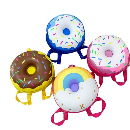 Kindergarten Kid Backpacks Baby Girls Boy Cute Schoolbag Donut-shaped ...