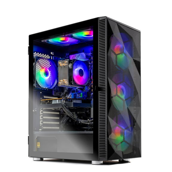 CyberPowerPC - Gaming Desktop - AMD Ryzen 5 5500 - AMD Radeon RX 6500 ...