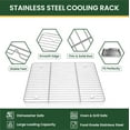 Small Baking Sheet & Rack Set (2 Baking Pans + 2 Baking Racks ...