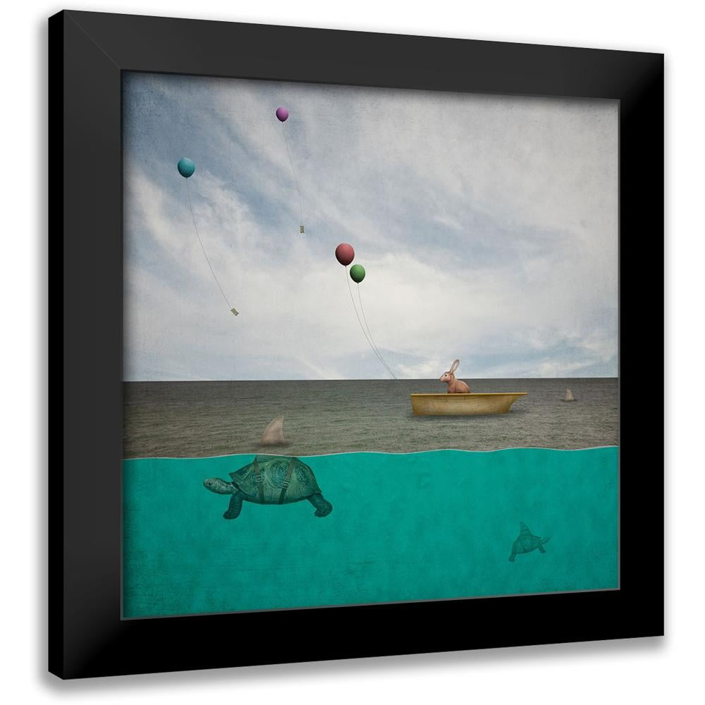 Noblin, Greg 15x15 Black Modern Framed Museum Art Print Titled - Theres ...