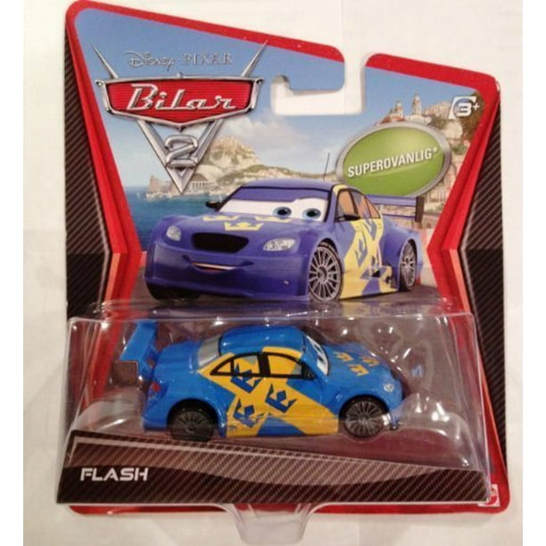 Flash Disney / Pixar Cars 2 Movie 155 Die Cast Car Swedish Racer ...