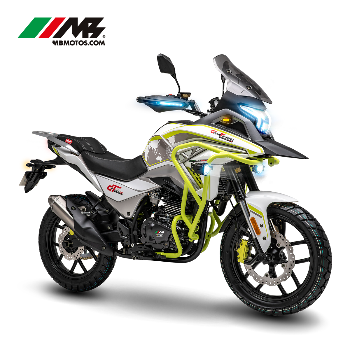 Motocicleta Adventure MB Gran Turismo Performance 300cc Blanco 2025