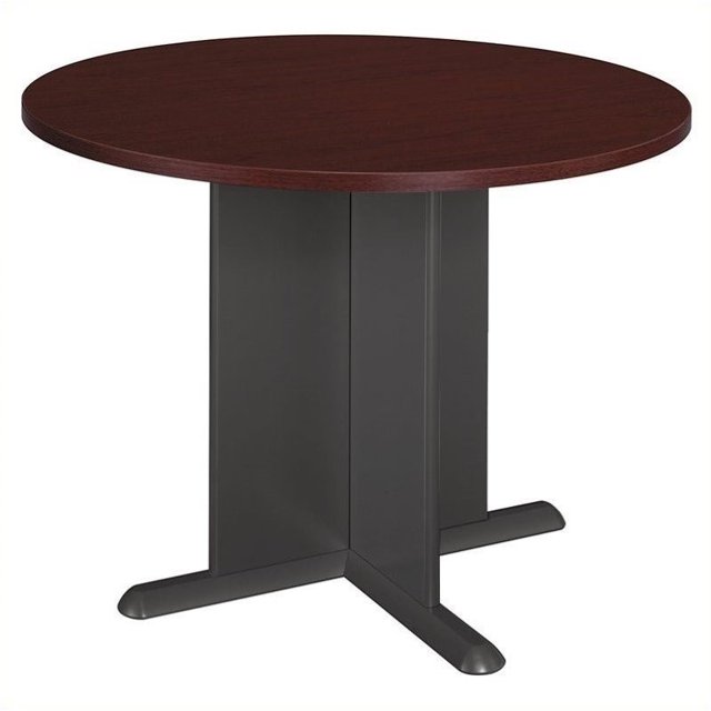 Bush Business Furniture Series A-C 42 Inch Round Conference Table in ...