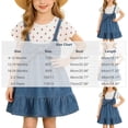 akafmk Summer Girls Denim Dresses Cute Short Sleeve Ruffle Casual ...