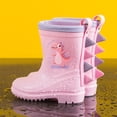 Boys Girls Toddler Rain Boots Close Toe Cartoon Character Clogs ...