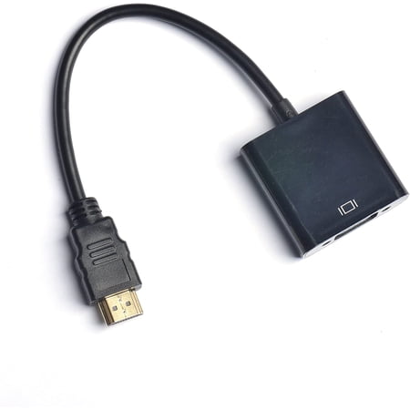 WGGE WG-010 Gold-Plated 1080P HDMI to VGA Adapter for PC, Laptop, DVD ...