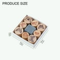 8Pcs Flower Stamper with Inkpad Vintage Craft Stamp Wood Flower Stamp ...